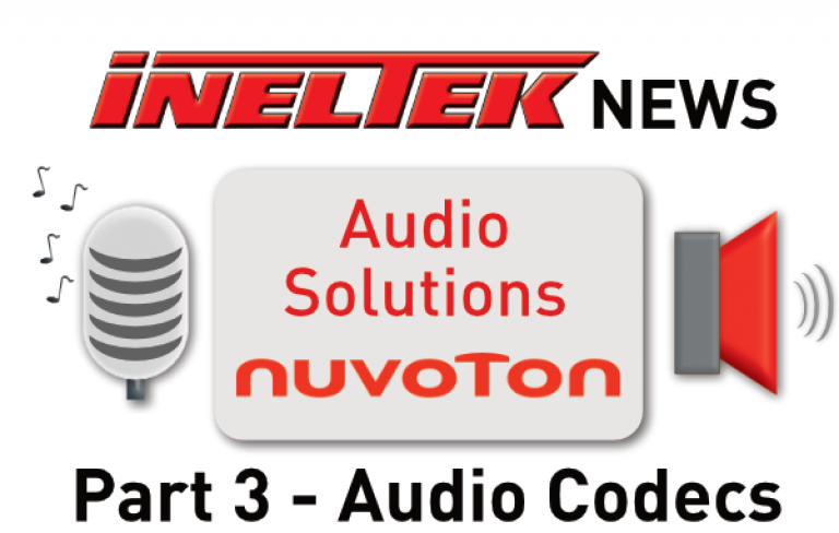 Ineltek » Blog Archiv Audio Codec ICs NAU88xx für Mono und Stereo • Nuvoton • Ineltek News