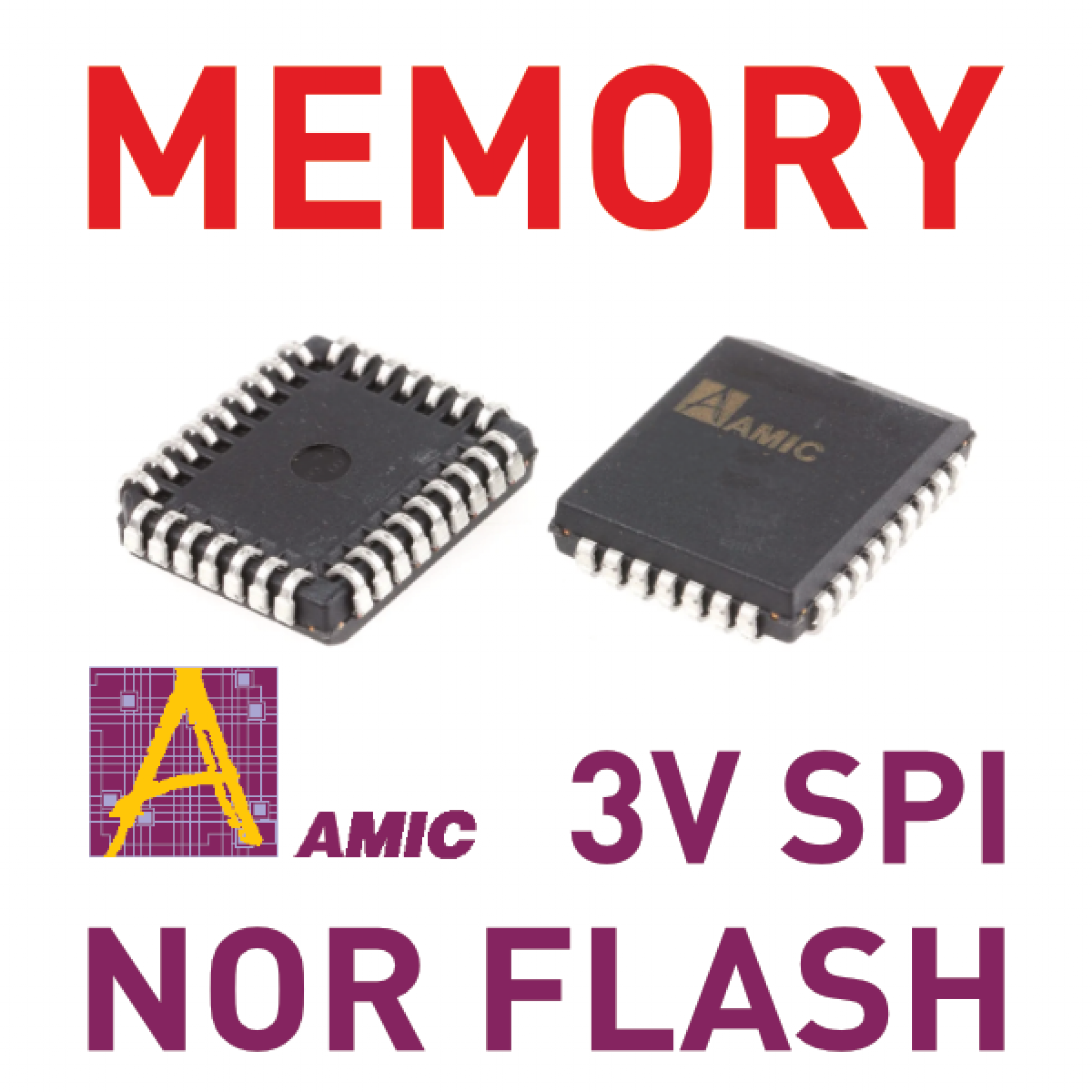 Ineltek » Blog Archiv 3V SPI NOR Flash - Neue Generation ab Juni 2022 • AMIC • Ineltek News