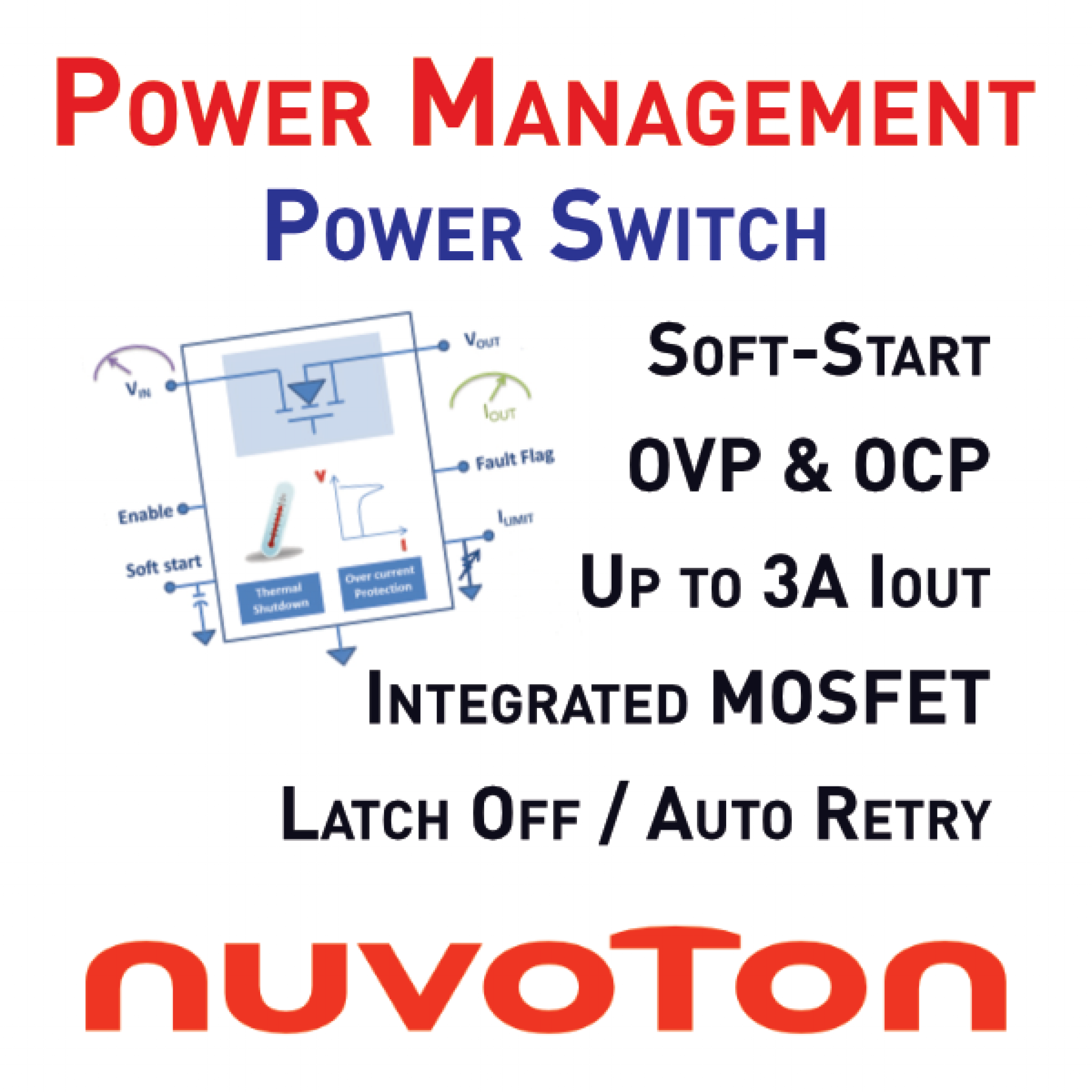 Ineltek » Blog Archiv Power Switch Serie NCT352x • Nuvoton • Ineltek News