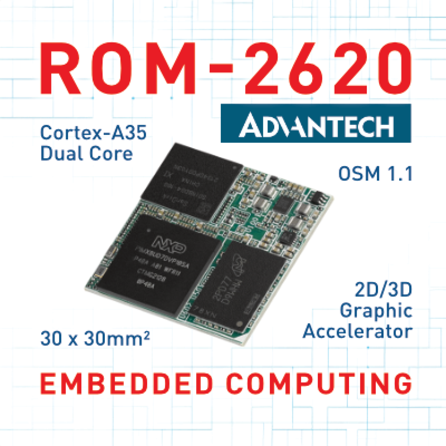 Ineltek » Blog Archiv Advantech – ROM-2620 OSM 1.1 Computer-on-Module ...